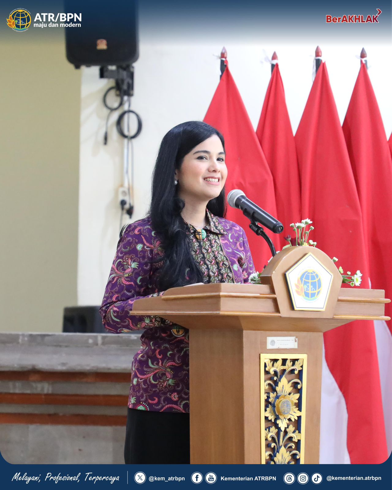 Pertama Kali Lakukan Kunjungan Daerah, Pembina IKAWATI Kementerian ATR ...